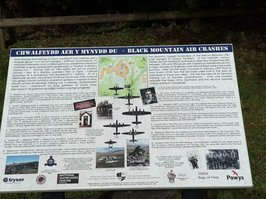 How To Visit The Carreg Goch Wellington Bomber Crash Site, Brecon ...